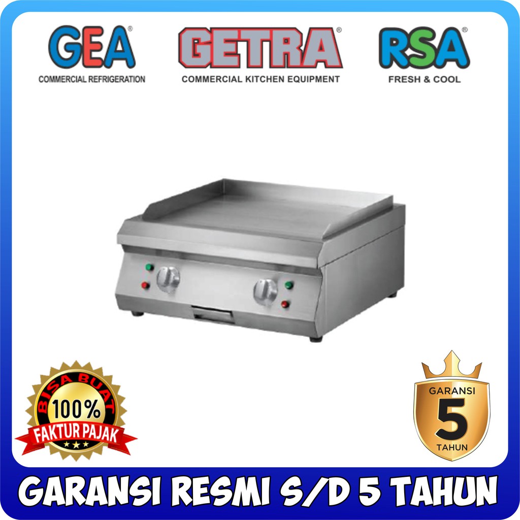 Jual ET-PL600 GRIDDLE LISTRIK GETRA COUNTER TOP ELECTRIC GRIDLE ...