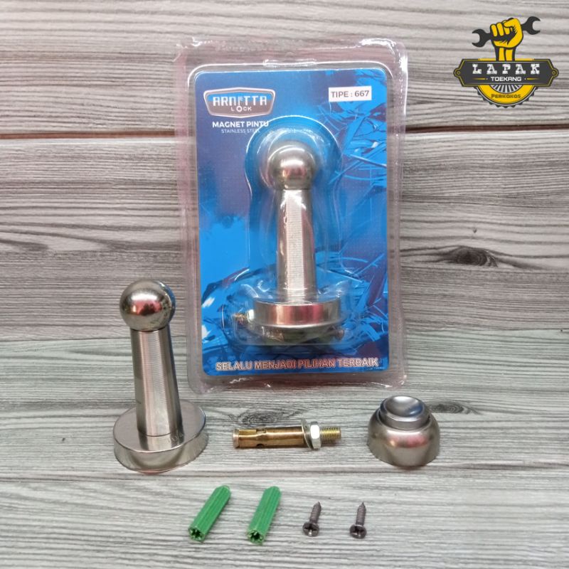 Jual Magnet Pintu Door Stop Penahan Pintu Stainless Door stopper Set ...