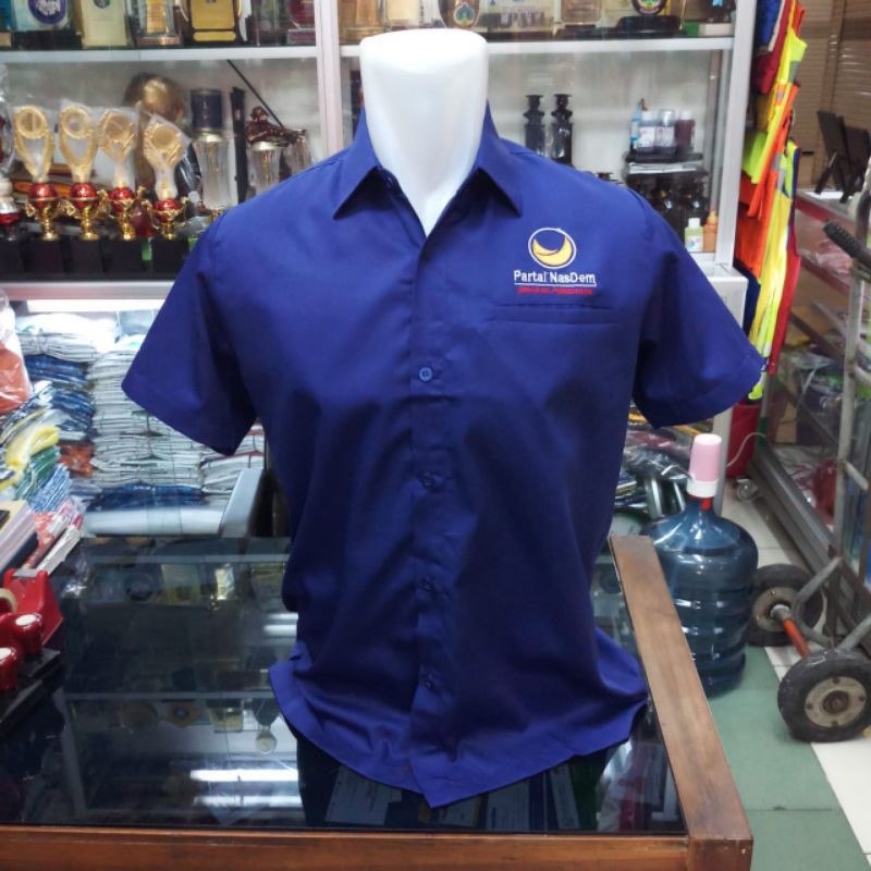 Jual baju kemeja resmi partai NASDEM | Shopee Indonesia