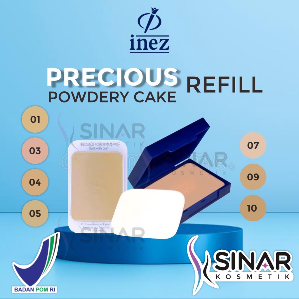 Jual Inez Precious Powdery Cake REFILL | Shopee Indonesia