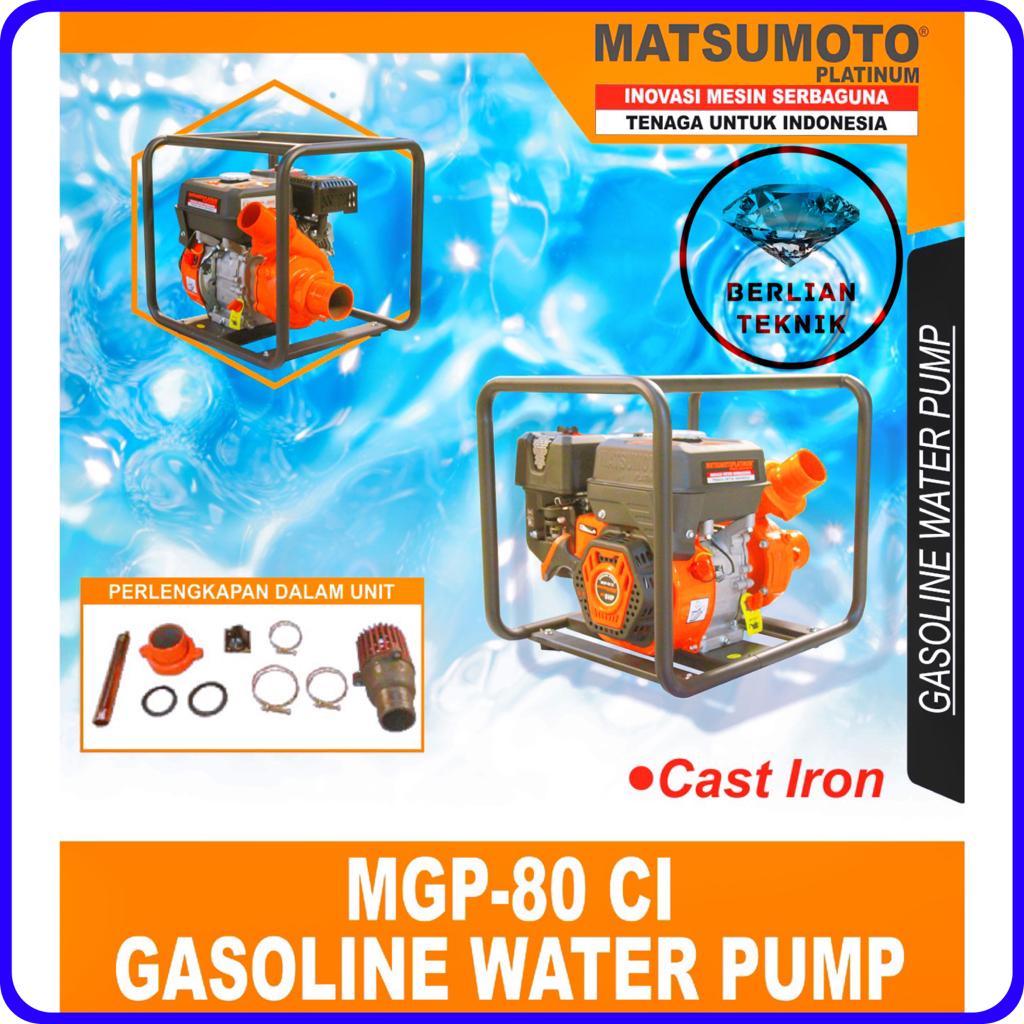 Jual Mesin Pompa Air Bensin High Pressure Pump Matsumoto MGP 80 CI / 3 ...