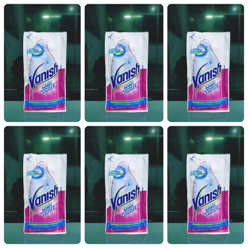 Jual Vanish Cair White 60ml x 6 Sachet | Shopee Indonesia