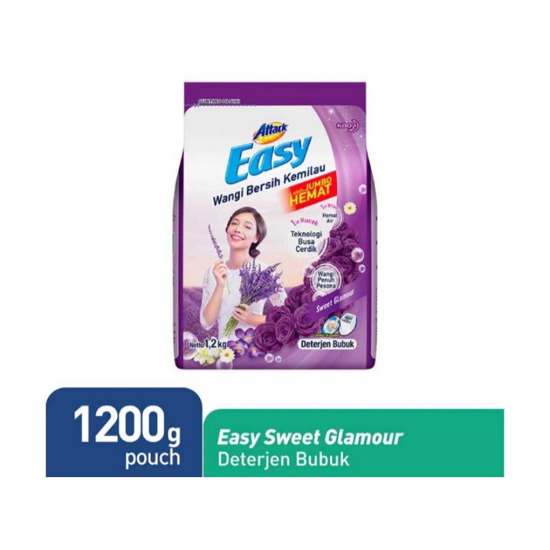 Jual ATTACK EASY DETERGEN BUBUK 1,2KG | Shopee Indonesia