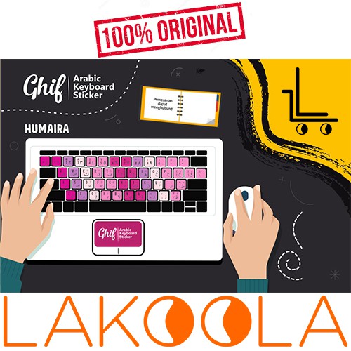 Stiker Keyboard Arabic - Huruf Hijaiyah Tempelan Megetik Arab - Humaira ...