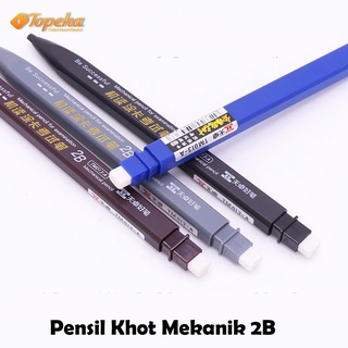 Jual Pensil Kaligrafi Pensil Khot Mekanik Pensil Khat 2B Asli Plus ...