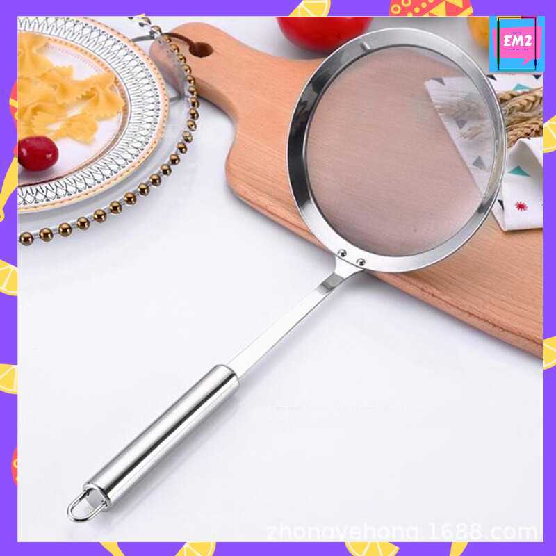 Jual Spatula Sendok Goreng Saringan Stainless Fry Food Mesh Strainer ...