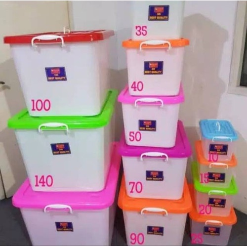 Jual CONTAINER BOX GAJAH KOTAK PENYIMPANAN 140L Indonesia|Shopee Indonesia