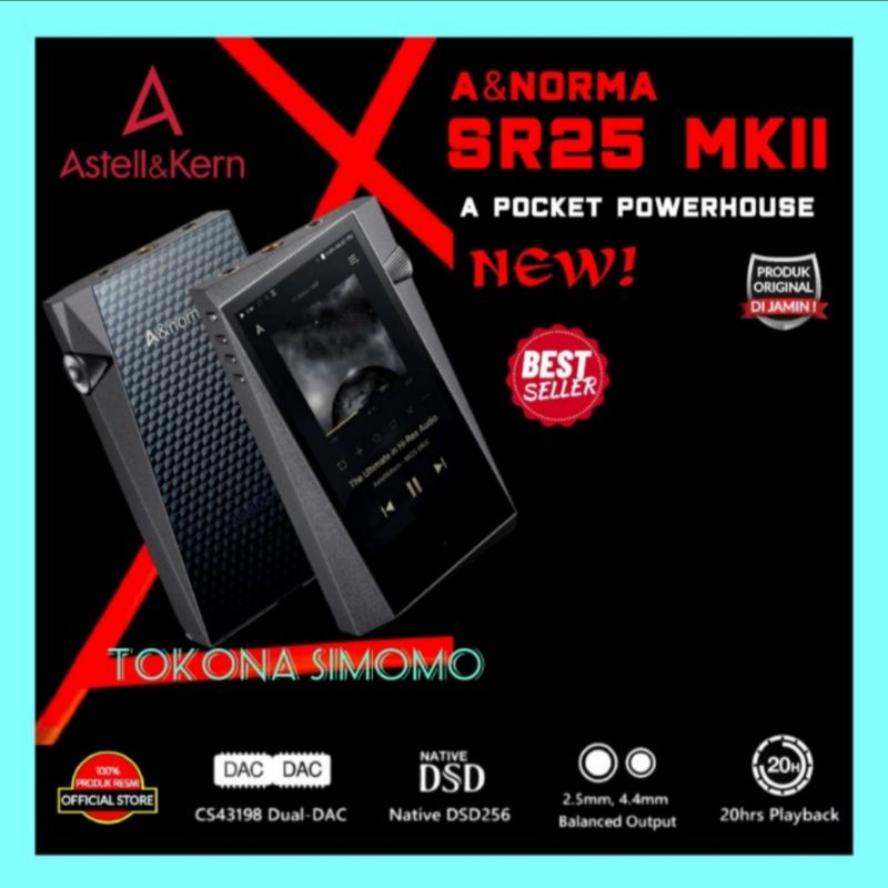 Jual Astell&Kern A&norma SR25 MKII Portable Hi-Res Digital Audio Player | Shopee Indonesia