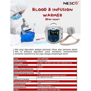 Jual Blood and infus warmer BFW 1000+ | Shopee Indonesia