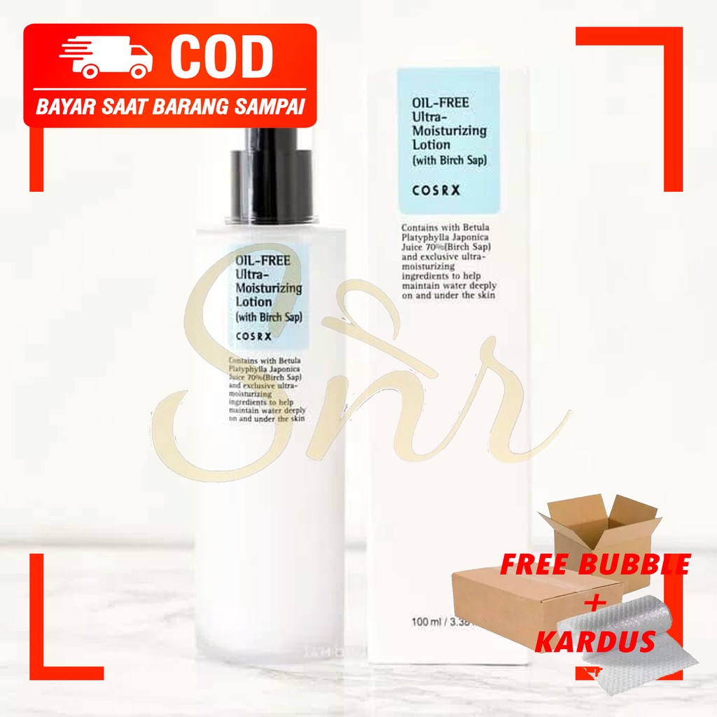 Jual COSRX OIL FREE ULTRA MOISTURIZING LOTION 100ML | PELEMBAB | MEMPERBAIKI TEKSTUR KULIT ...