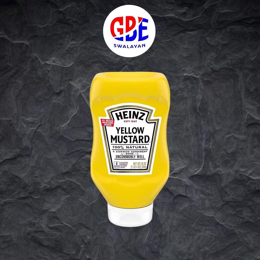 Jual Heinz Yellow Mustard 100% Natural 20oz 566g | Shopee Indonesia