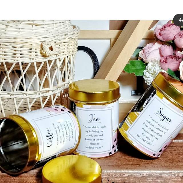 Jual Tempat bumbu set dapat 3 pcs / tempat teh/ tempat kopi/ tempat ...