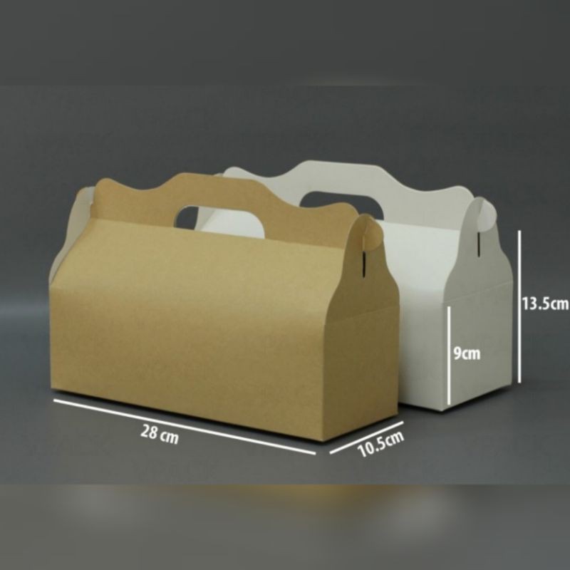 Jual Kotak Bolu Gulung Dus Kue Roll Cake Box Donat Roti | Shopee Indonesia