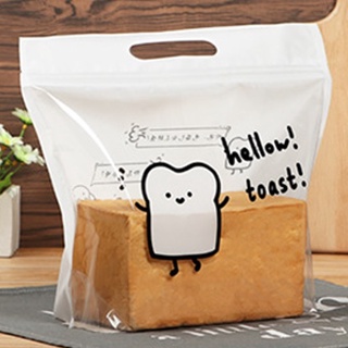 Jual Plastik Roti Tawar Kertas Toast Bag Zipper Kantong kemsan Roti ...