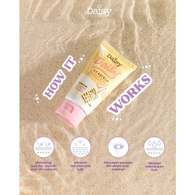 Jual *Daisy Organic DAILY UV SHIELD SUNSCREEN SPF 50+ PA++++* | Shopee ...