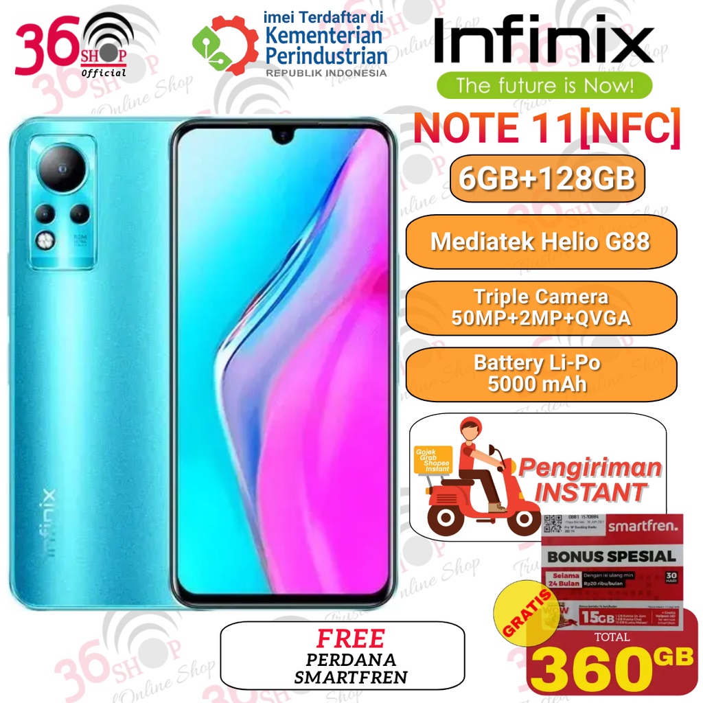Jual Infinix Note 11 [NFC] [6GB/128GB] + Note 11s [8GB/128GB] Garansi ...