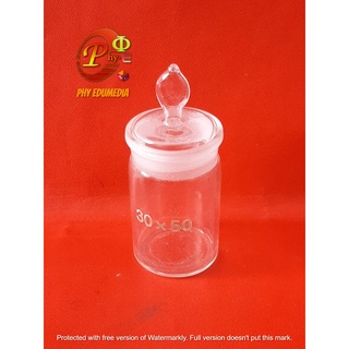 Jual Botol Timbang 30 x 50 mm / Weighing Bottle Tall Form With Glass ...