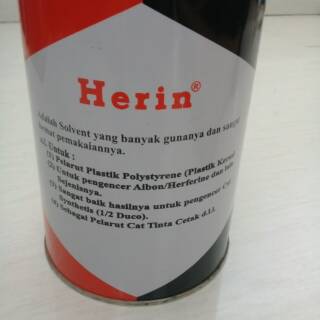 Jual Pelarut Plastik Cat Tinta / Pengencer Lem / Herin | Shopee Indonesia