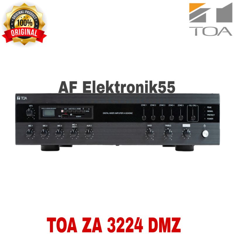 Jual Digital Mixer Amplifier TOA ZA 3240 DMZ 240 Watt Original | Shopee ...