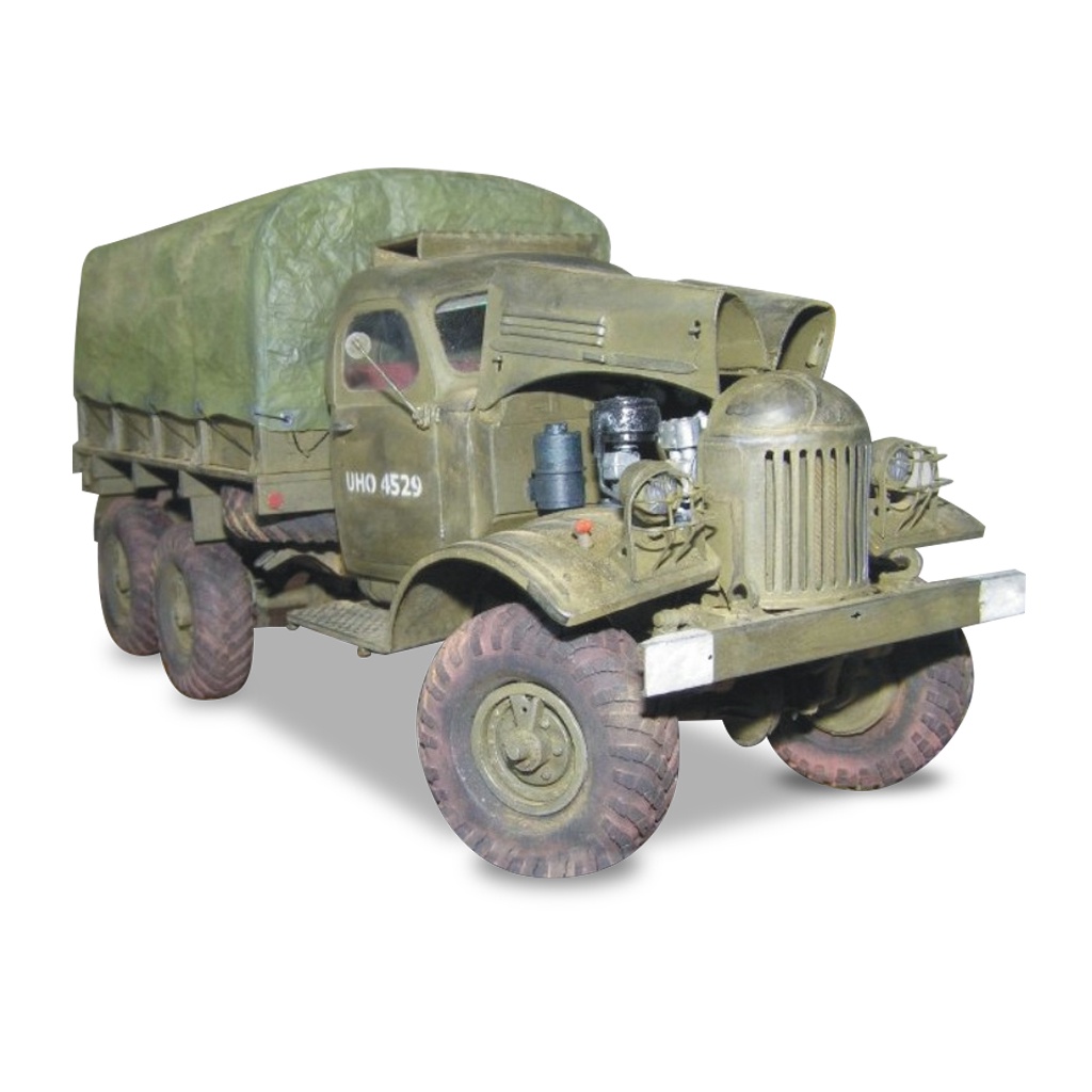Jual DIY Model Kertas Perang Dunia II truk transport Uni Soviet ZIL ...