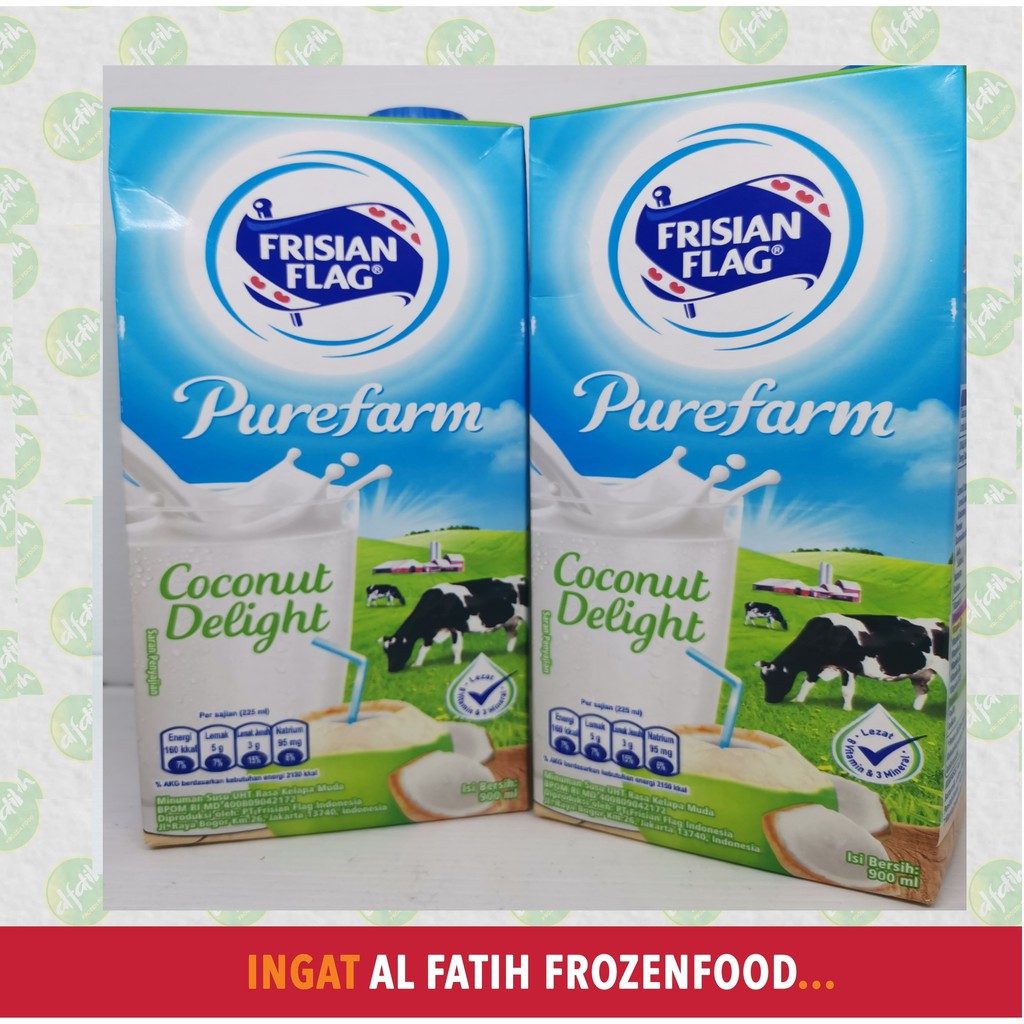 Jual SUSU UHT FRISIAN FLAG COCONUT DELIGHT 900ML | Shopee Indonesia