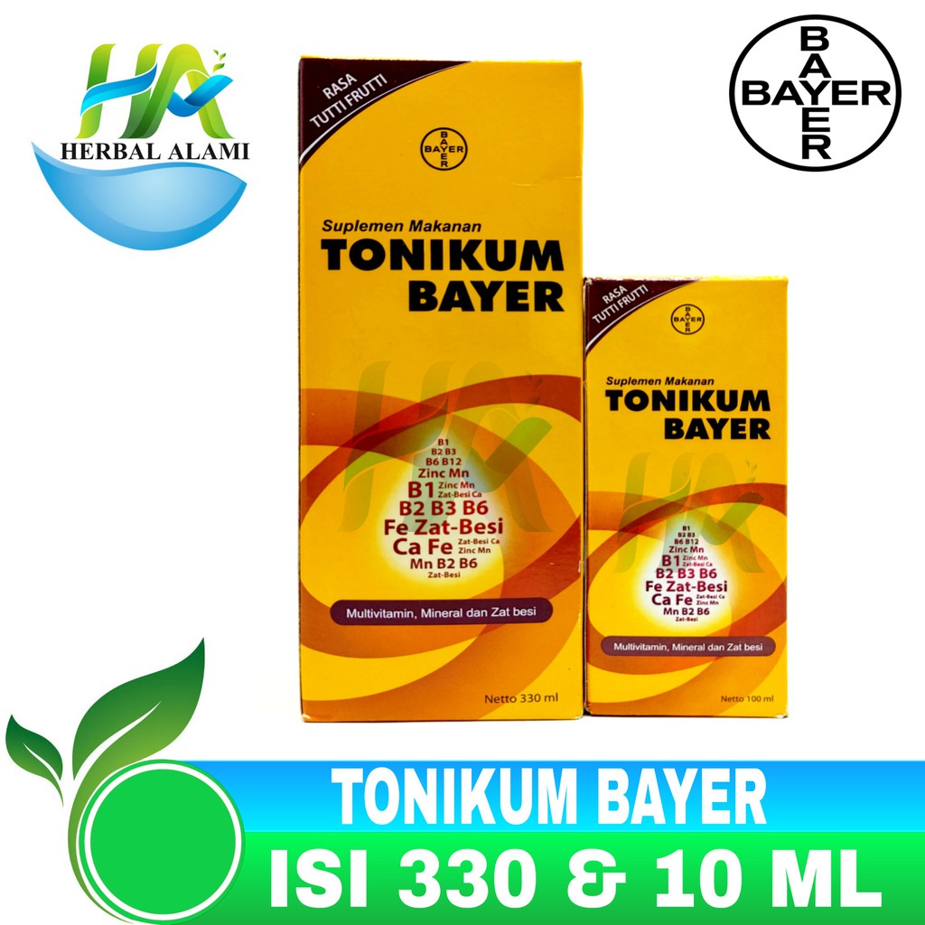 Jual Tonikum Bayer Syrup Vitamin Anemia - Penambah Darah | Shopee Indonesia