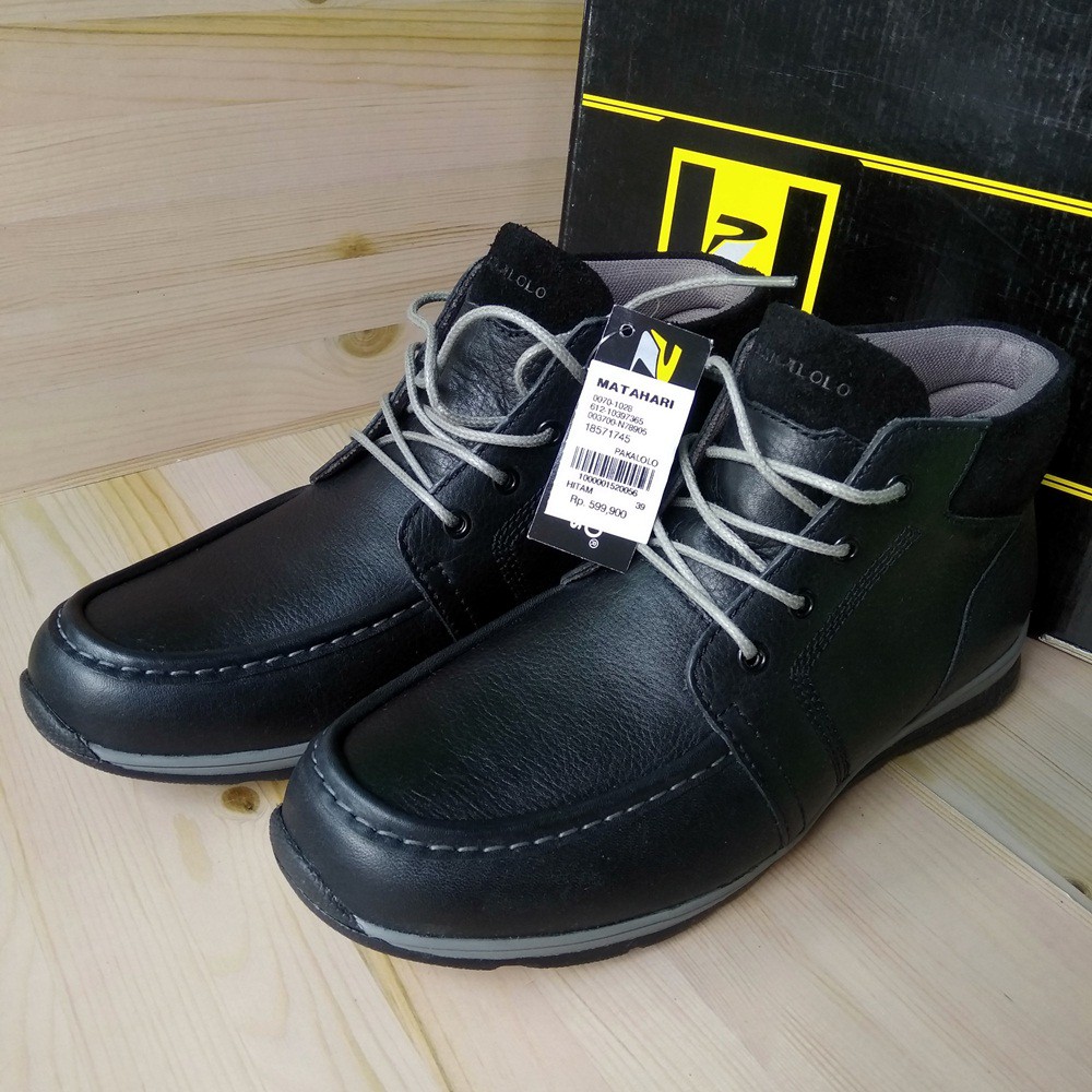 Jual PAKALOLO BOOTS N78905 Sepatu Kulit Bikers Cowboy Pria Premium ...