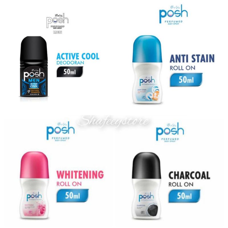 Jual Posh deodorant roll on 50 ml | Shopee Indonesia