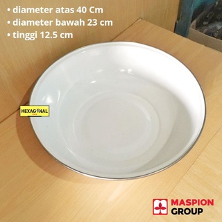Jual Waskom Kuwung Maspion 40 Cm / Waskom Enamel 40 Cm | Shopee Indonesia