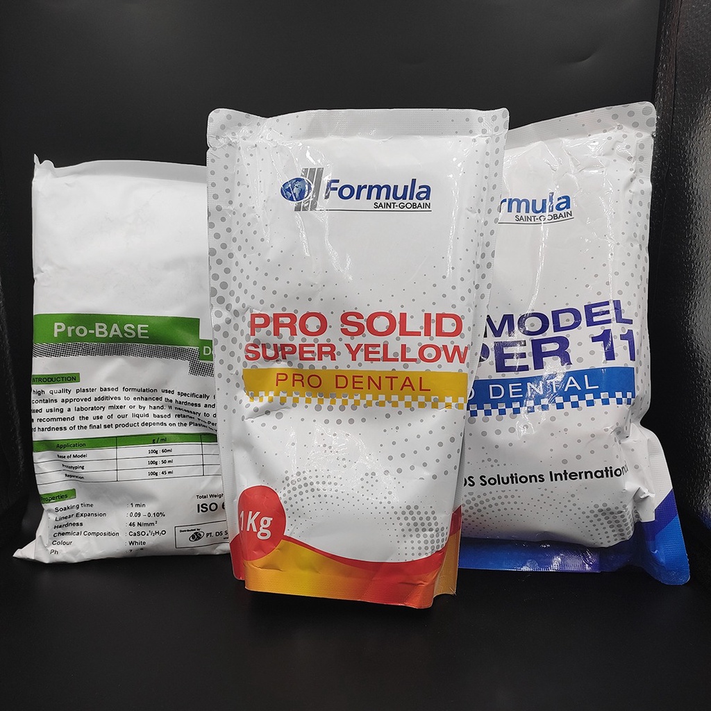 Jual GIPS STONE TIPE 1,2,DAN 3 BAHAN CETAK GIGI MOLDANO PROBASE ...