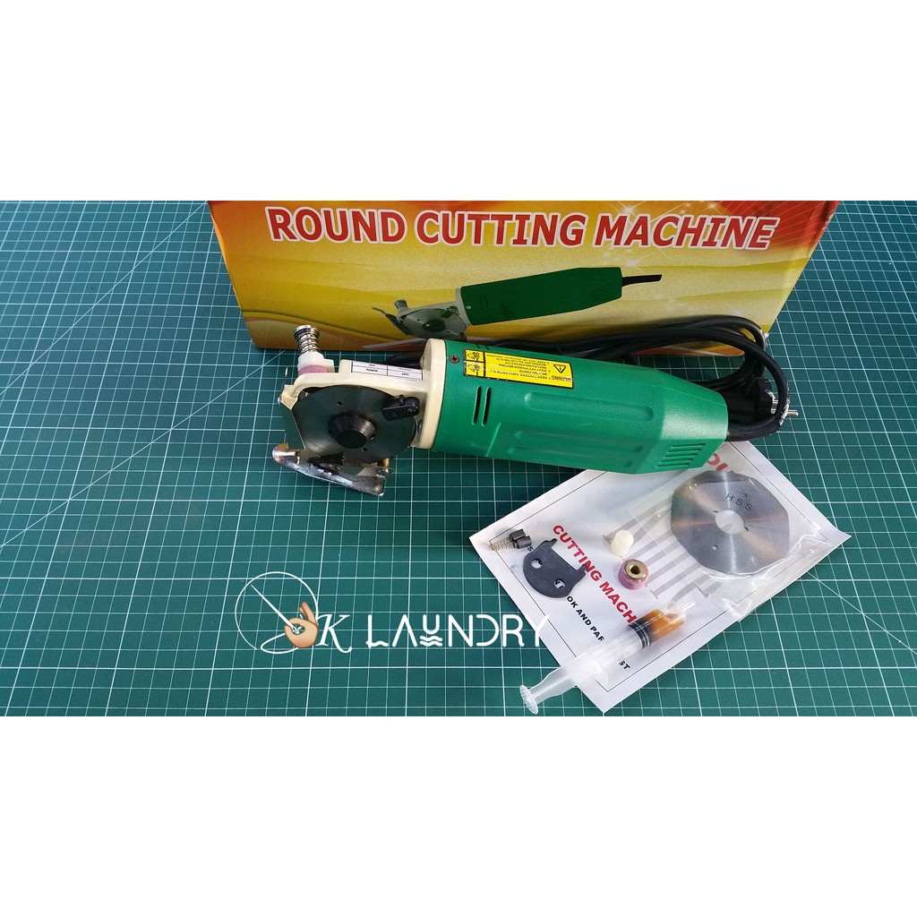 Jual Mesin Potong Portable Round Knife Cutting Machine Bahan Kain Keras ...