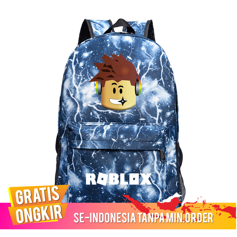 Jual Roblox Game Peripheral Backpack Men's and Women's Backpacks Travel ...