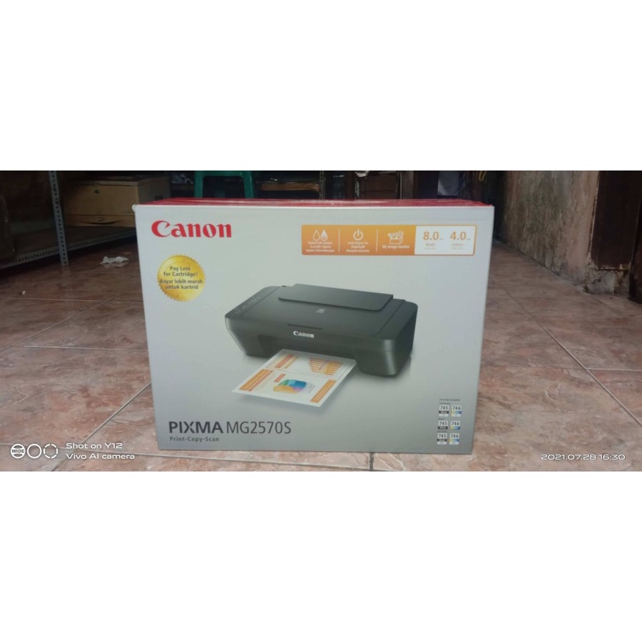 Jual Printer Canon PIXMA MG2570S MG 2570s Print Scan Copy all in one A4 ...