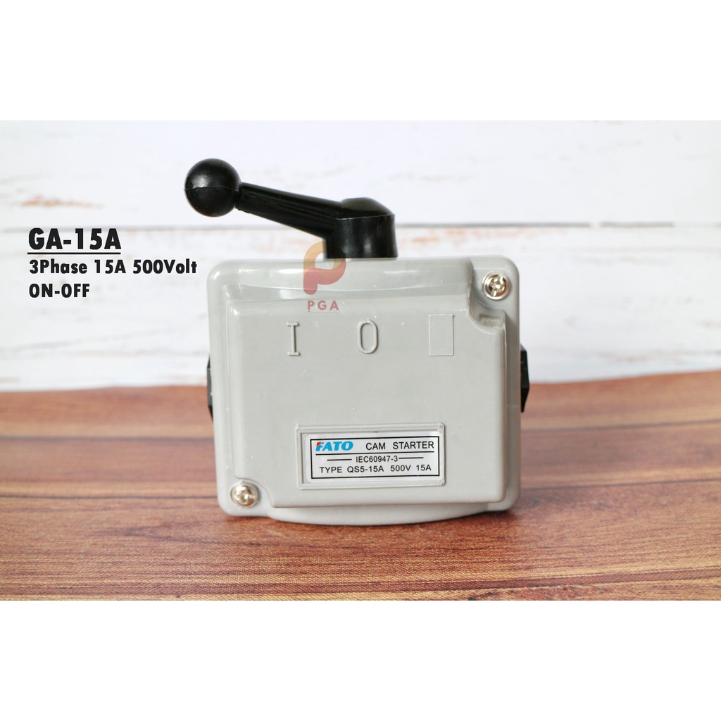 Jual GA 15A COS CHANGE OVER SWITCH / OHM SAKLAR 15A / 3 PHASE ON-OFF ...