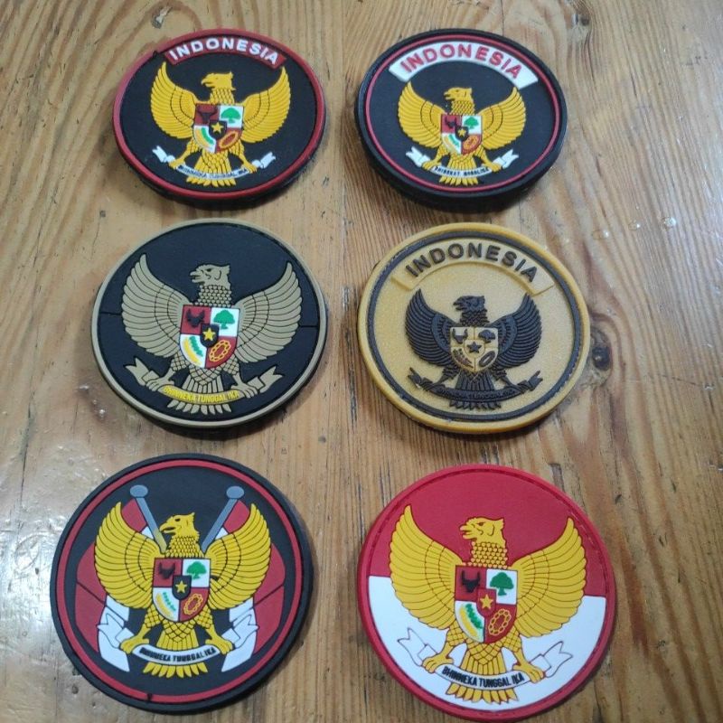 Jual Patch rubber/emblem logo Garuda | Shopee Indonesia