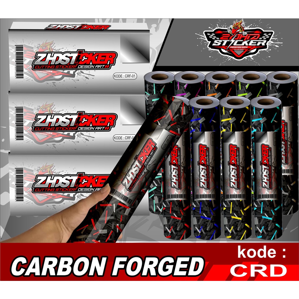 Jual Sticker Sticker motif carbon forged ukuran 50 x 100 cm+free ...