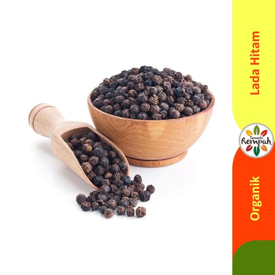 Jual Biji Lada Hitam Utuh / Merica / Sahang 50 gram Butir Harga Terbaik ...