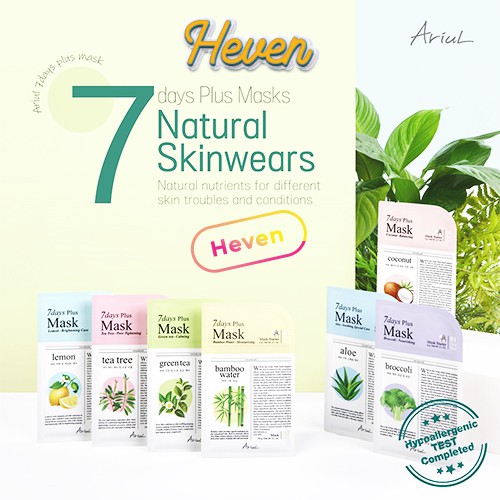 Jual ARIUL 7 Days Mask ORIGINAL 100% FROM KOREA | Shopee Indonesia