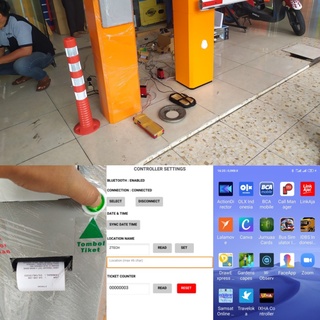 Jual Paket Palang Parkir Stand Alone 2 Palang 1 In 1 Out Sistem Struk 