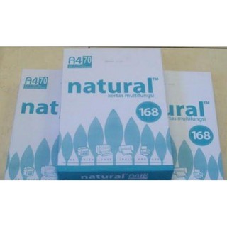 Jual Kertas Hvs natural a4 70 gr - 1 rim | Shopee Indonesia