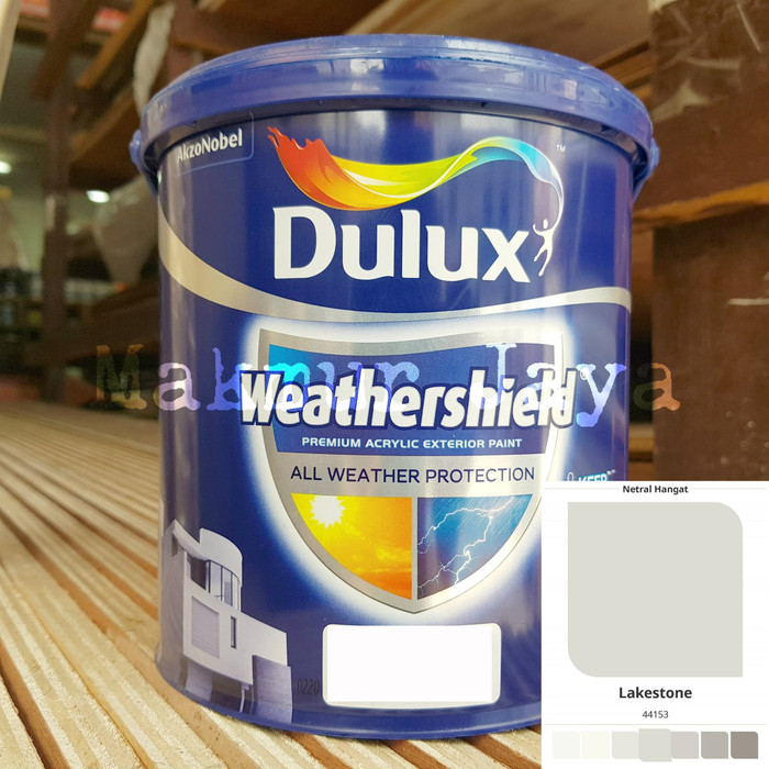 Jual Dulux Weathershield Lakestone 44537 Warna Standar Cat Tembok ...