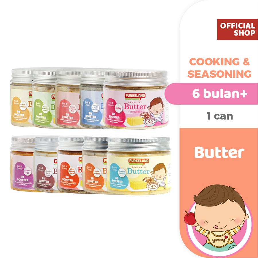 Jual Pureeland Butter MPASI BB Booster / Grass Fed Butter / Mendukung ...