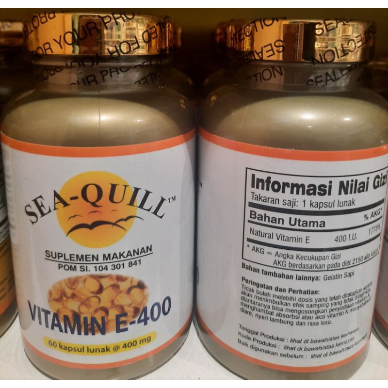 Jual Sea Quill 400IU 60 softgel | Shopee Indonesia