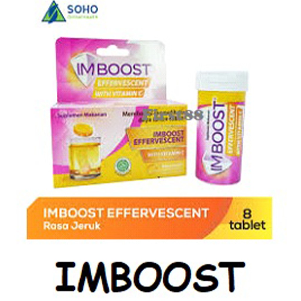 Jual Imboost Effervescent Rasa Jeruk - 1 Tube @8 Tablet | Shopee Indonesia