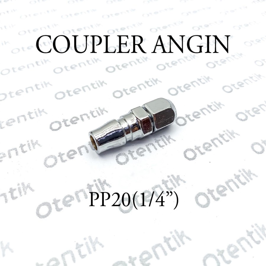 Jual COUPLER PP 20 - SAMBUNGAN SELANG ANGIN KOMPRESOR PU - MALE ...