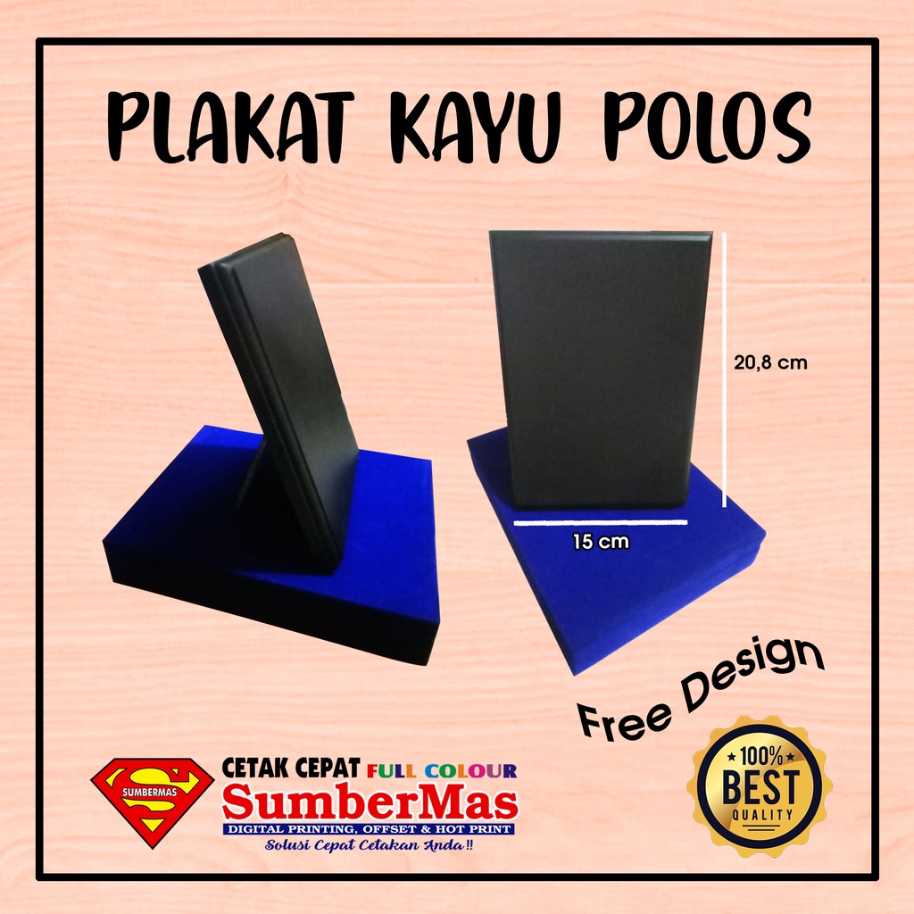 Jual Plakat Kayu Hitam Polos | Shopee Indonesia