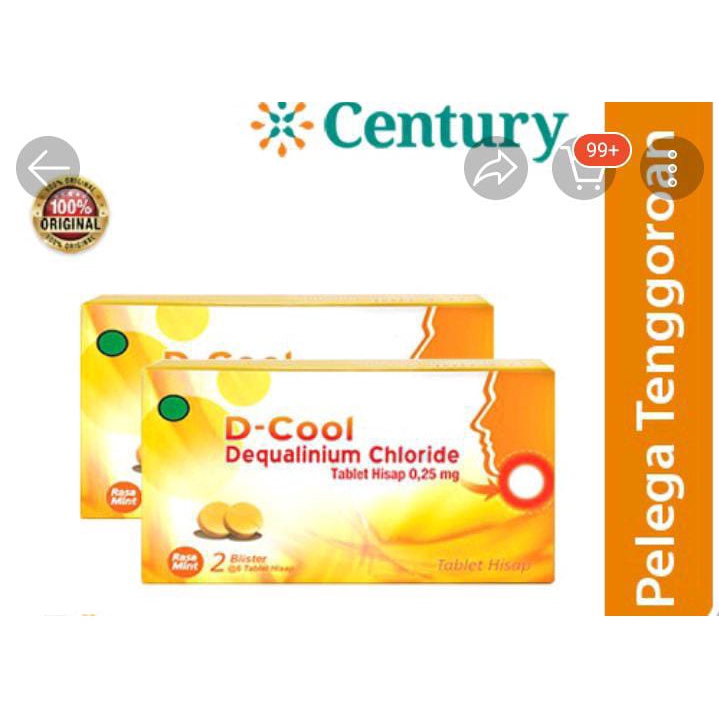 Jual D-Cool Tablet Hisap - Atasi Infeksi Bakteri & Fungi pada Mulut dan ...