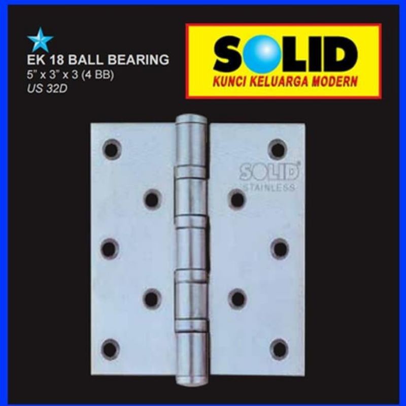 Jual engsel pintu solid Ek 18 5" 4 bb ss | Shopee Indonesia