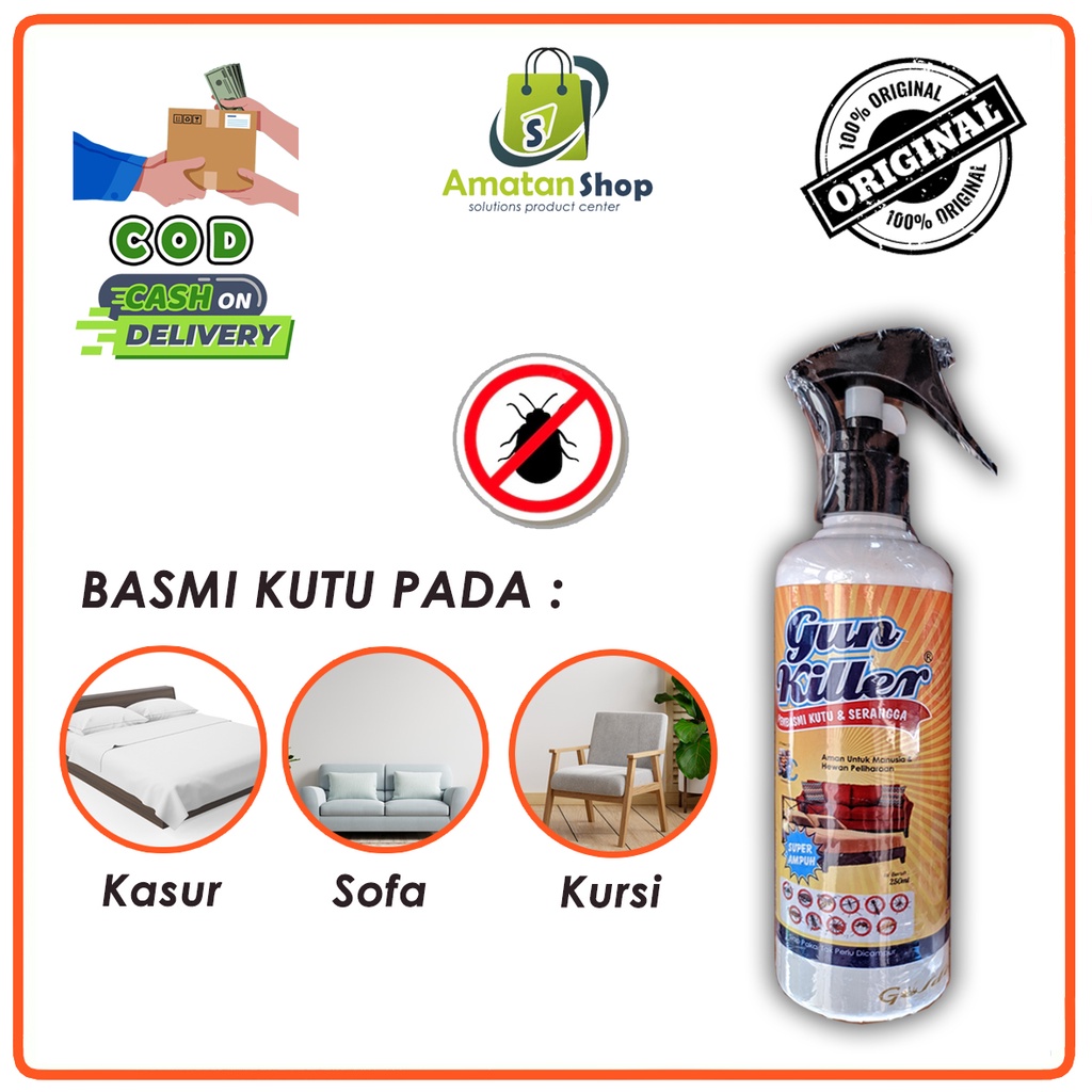 Jual Obat Kutu Kasur Anti Tungau Tumbila Kecoa Semut Rayap Kursi Sofa ...