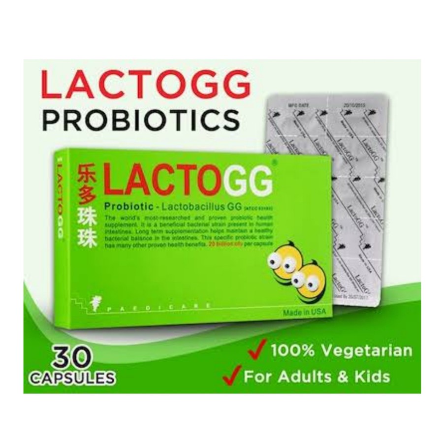 Jual LactoGG Probiotic, 30 capsules / sachet || LACTO GG ori IMPORT ...